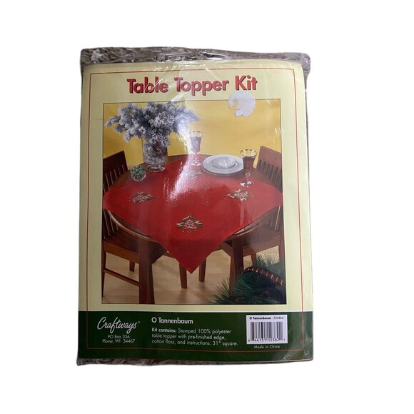Craftways | Other | Craftways Table Topper Kit O Tannenbaum 53464 New ...